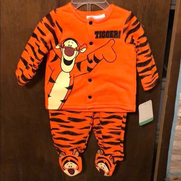 Disney | Matching Sets | Tigger Footed Jacket Set | Poshmark